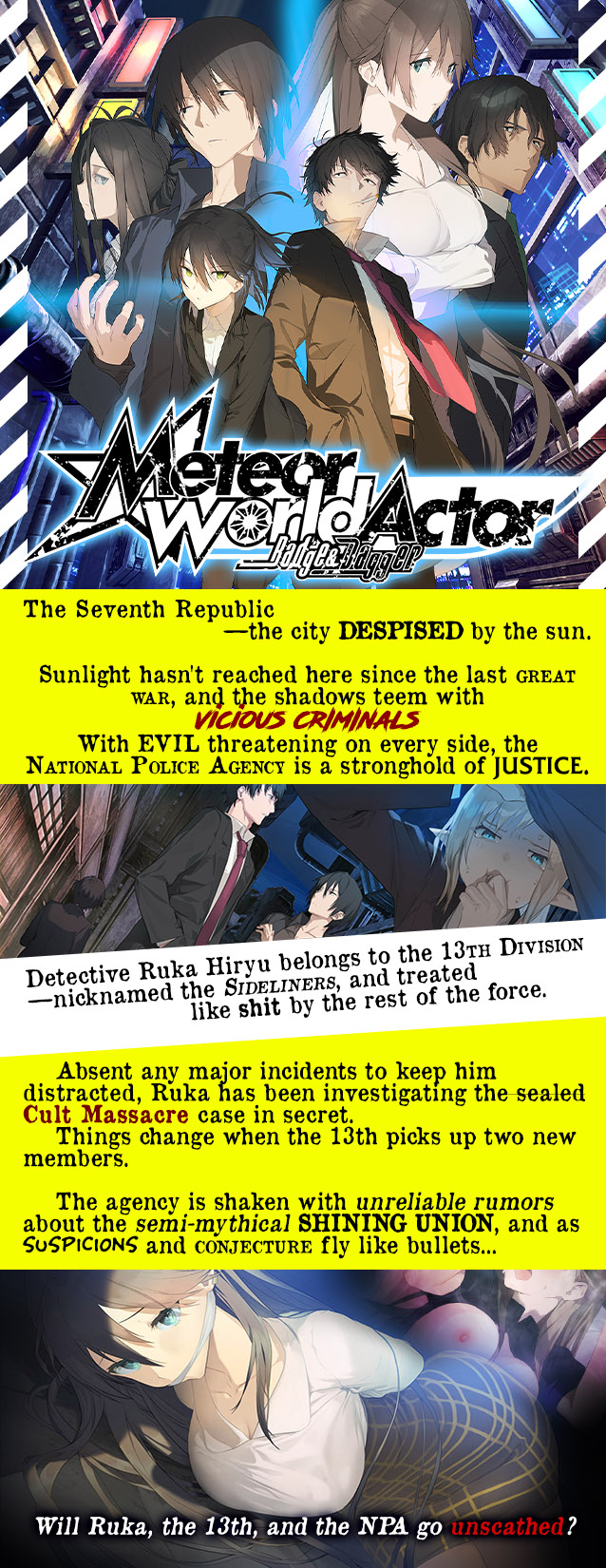 MangaGamer.com - Meteor World Actor: Badge and Dagger (download)